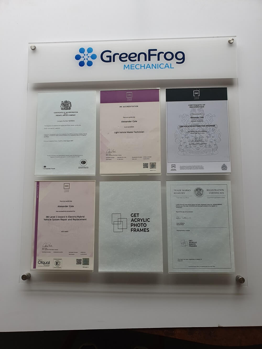 Custom Notice Board - Get Acrylic Photo Frames