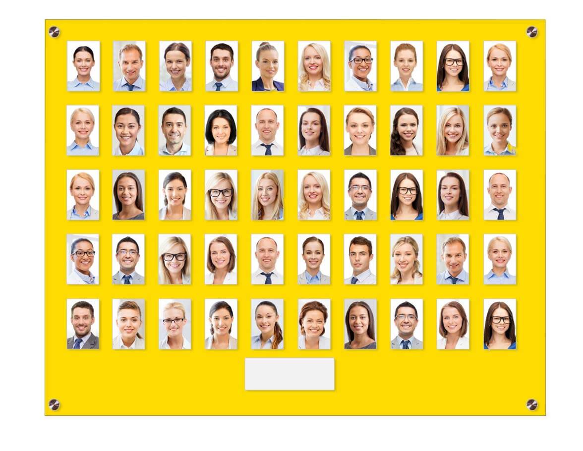 Staff Photo Boards - Get Acrylic Photo Frames
