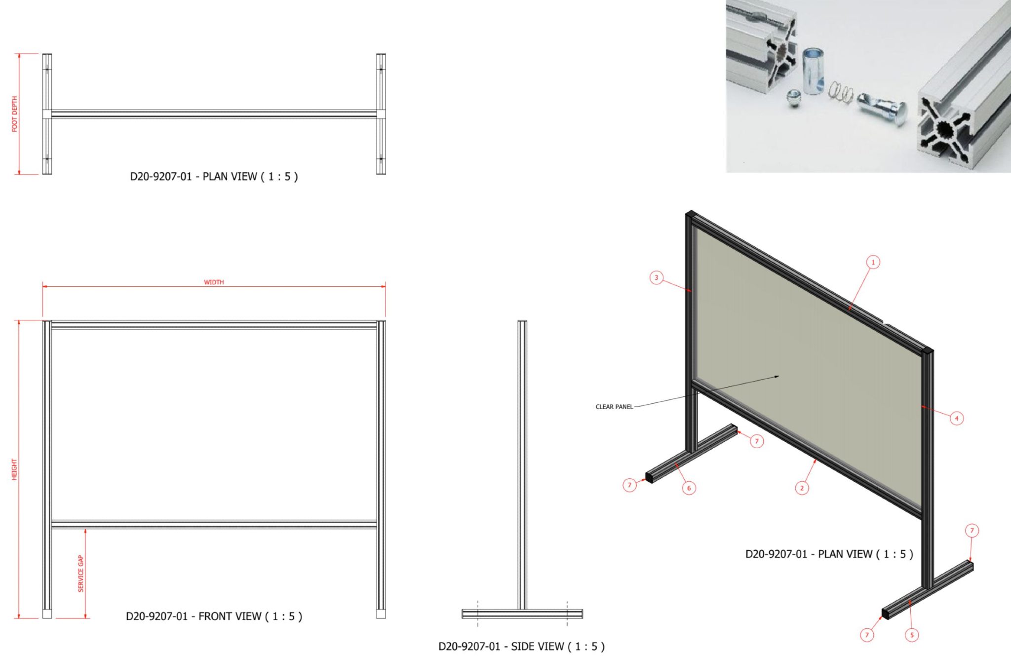 Made to measure: Countertop/Pass through & Reception screens - Get ...